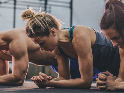 Planks With Sliders | POPSUGAR Fitness