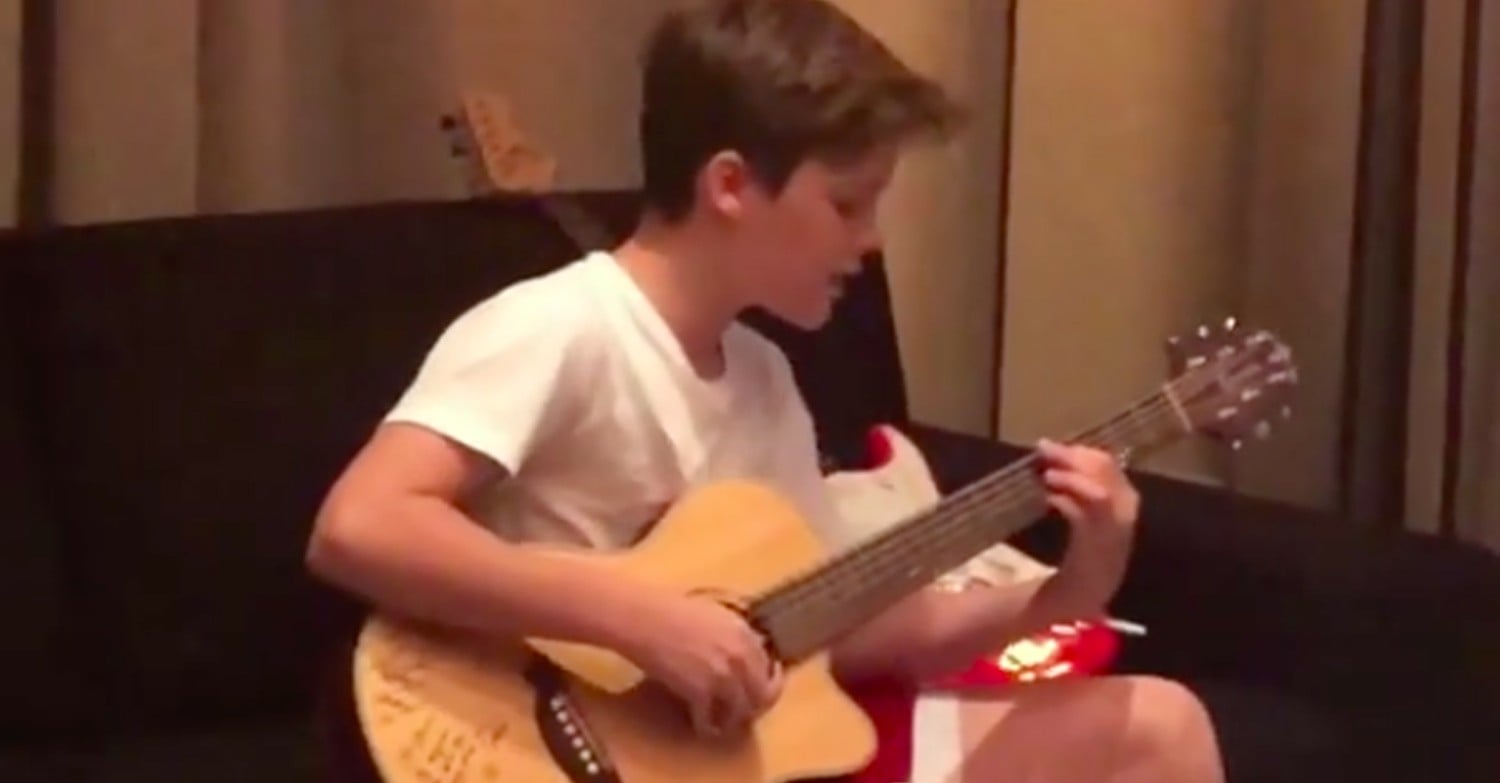 Victoria Beckham Shares Video of Cruz Singing Justin Bieber | POPSUGAR ...