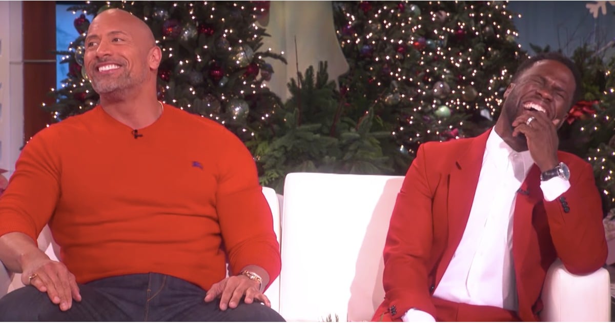 Kevin Hart and Dwayne Johnson on The Ellen Show 2017 | POPSUGAR Celebrity