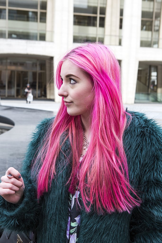 Rainbow Hair at Fashion Week | POPSUGAR Beauty