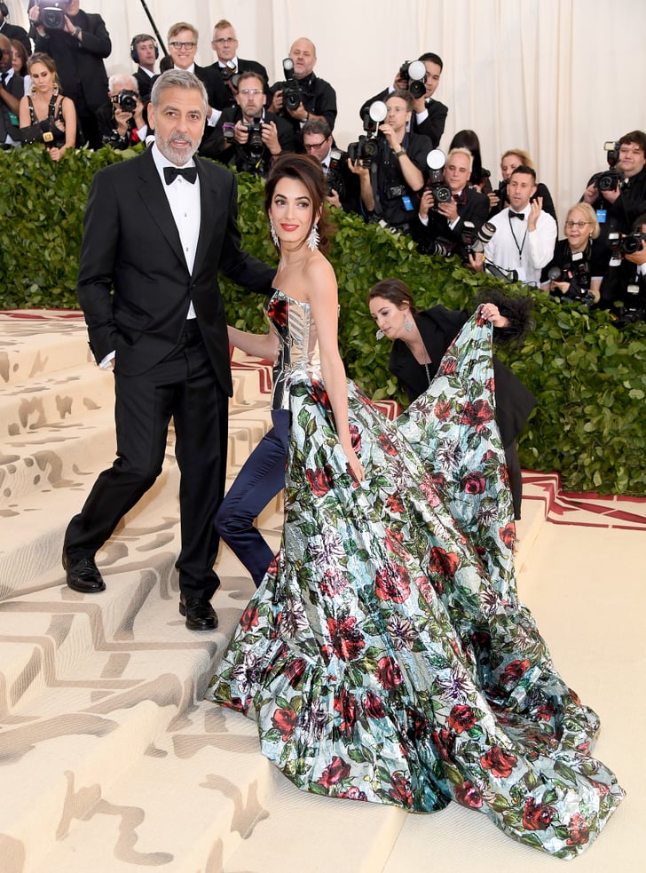 Amal And George Clooney At The 2018 Met Gala Popsugar Celebrity Photo 25
