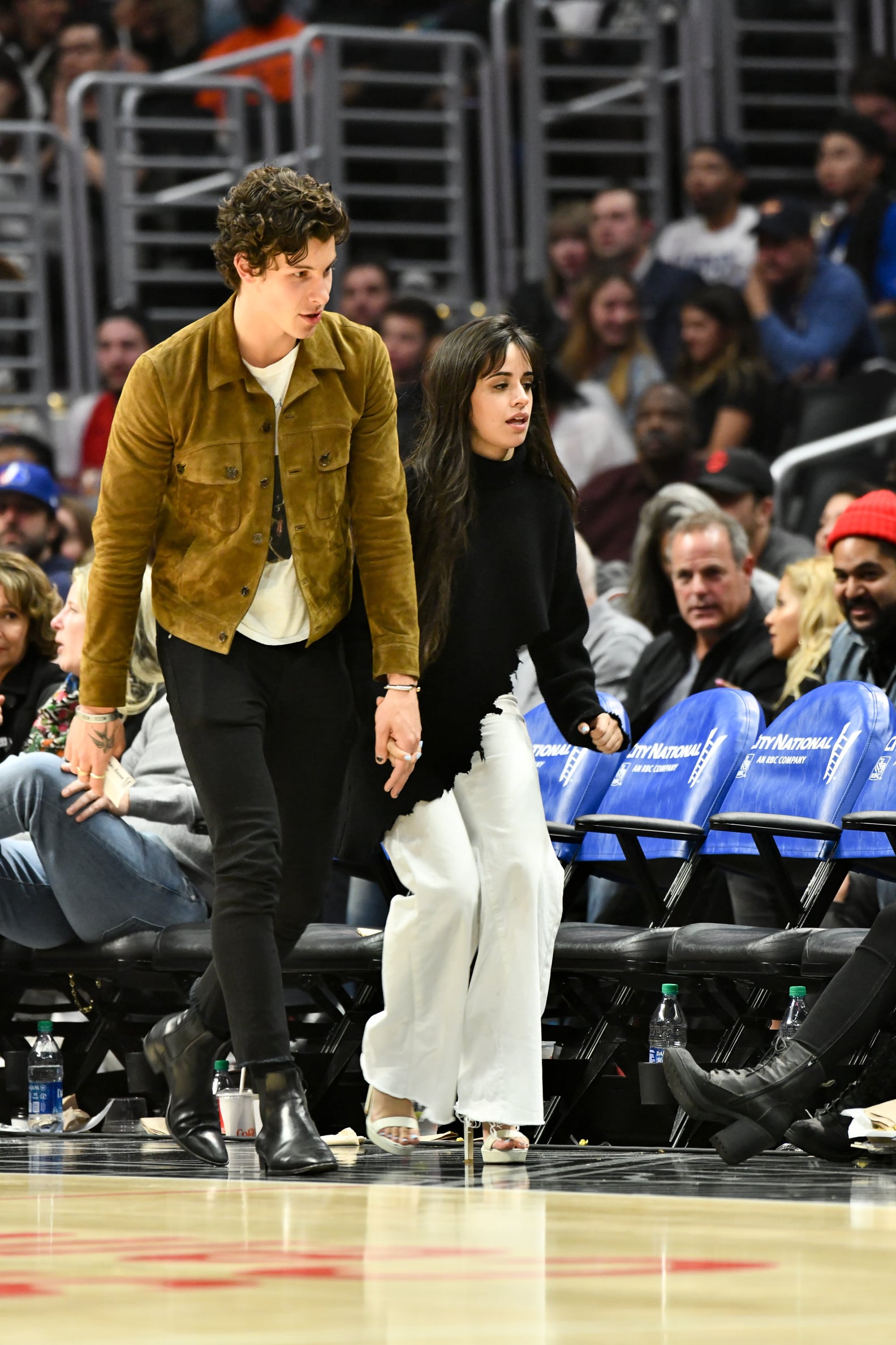 Camila Cabello and Shawn Mendes Kissing at LA Clippers Game | PS Celebrity