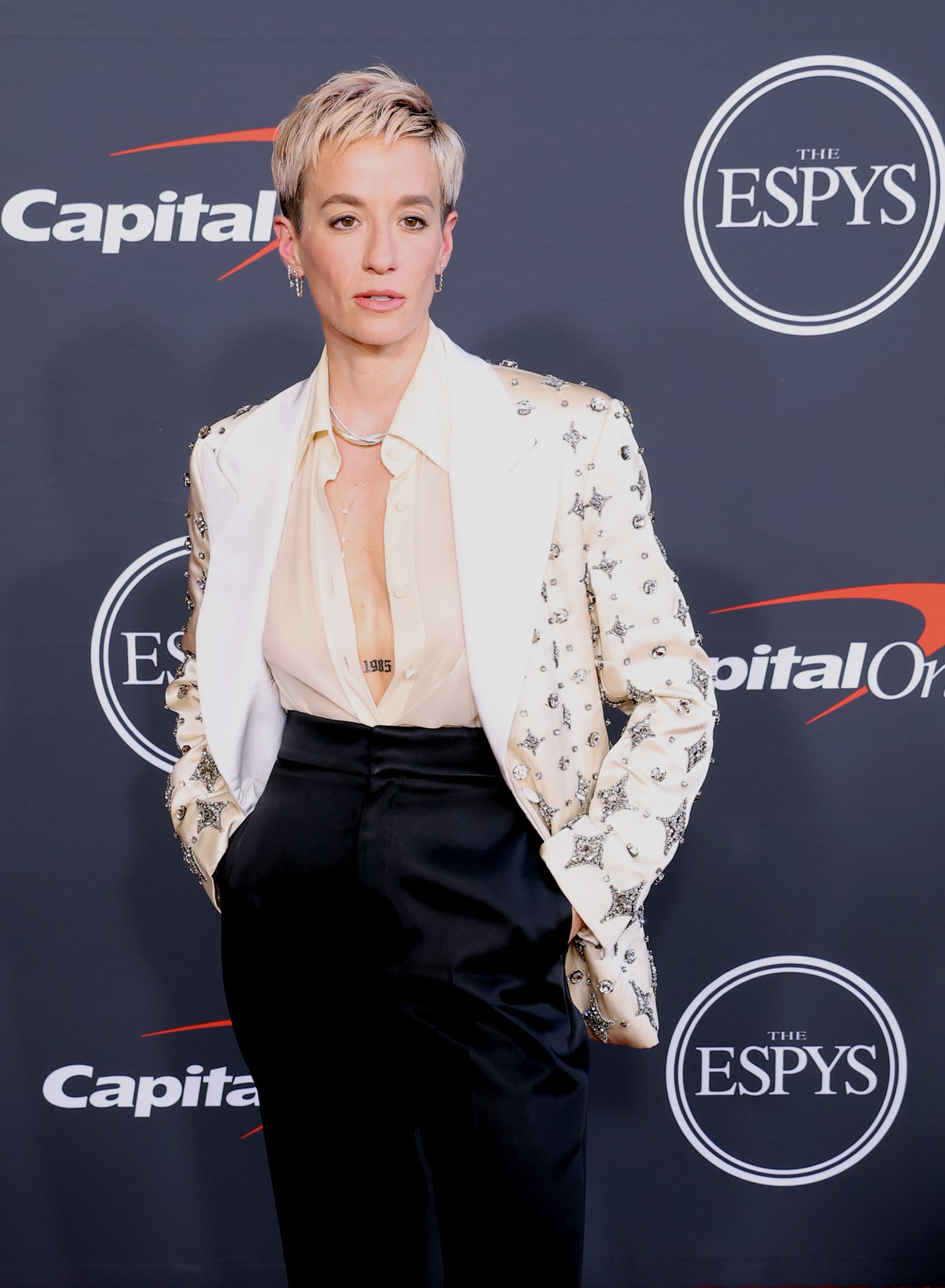 Megan Rapinoe's Blond Hair Color at the ESYPs | PS Beauty