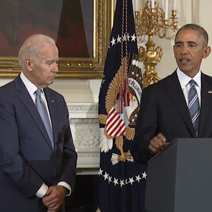 Obama Gives Biden Presidential Medal of Freedom (Video) | POPSUGAR News