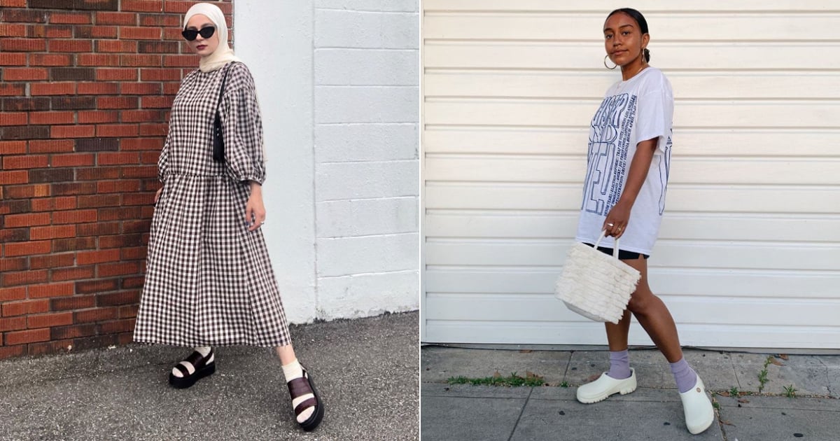 12 Ways To Style Sandals With Socks This Fall POPSUGAR Fashion UK
