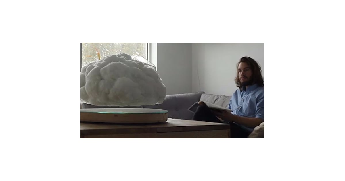 Levitating Cloud Speaker Video Popsugar Tech