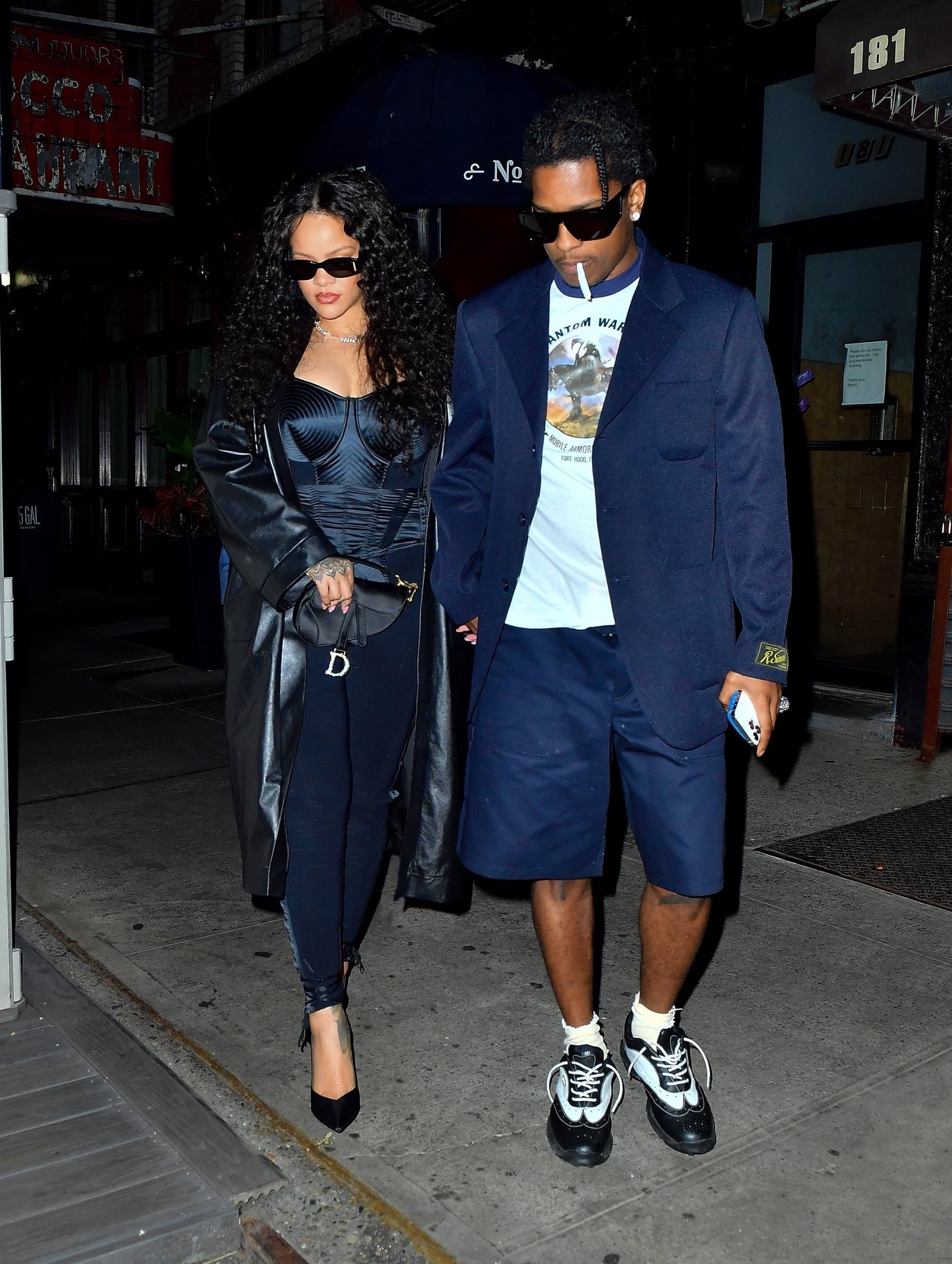 Rihanna and A$AP Rocky on Date Night in NYC | PS Fashion
