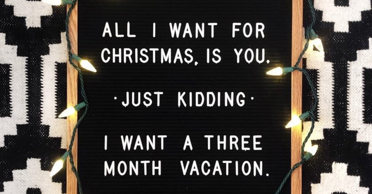 Holiday Letter Board Ideas For Parents | POPSUGAR Family