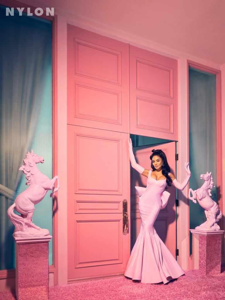 Vanessa Hudgens Wears Miu Miu Lingerie For Nylon Cover Story | POPSUGAR ...