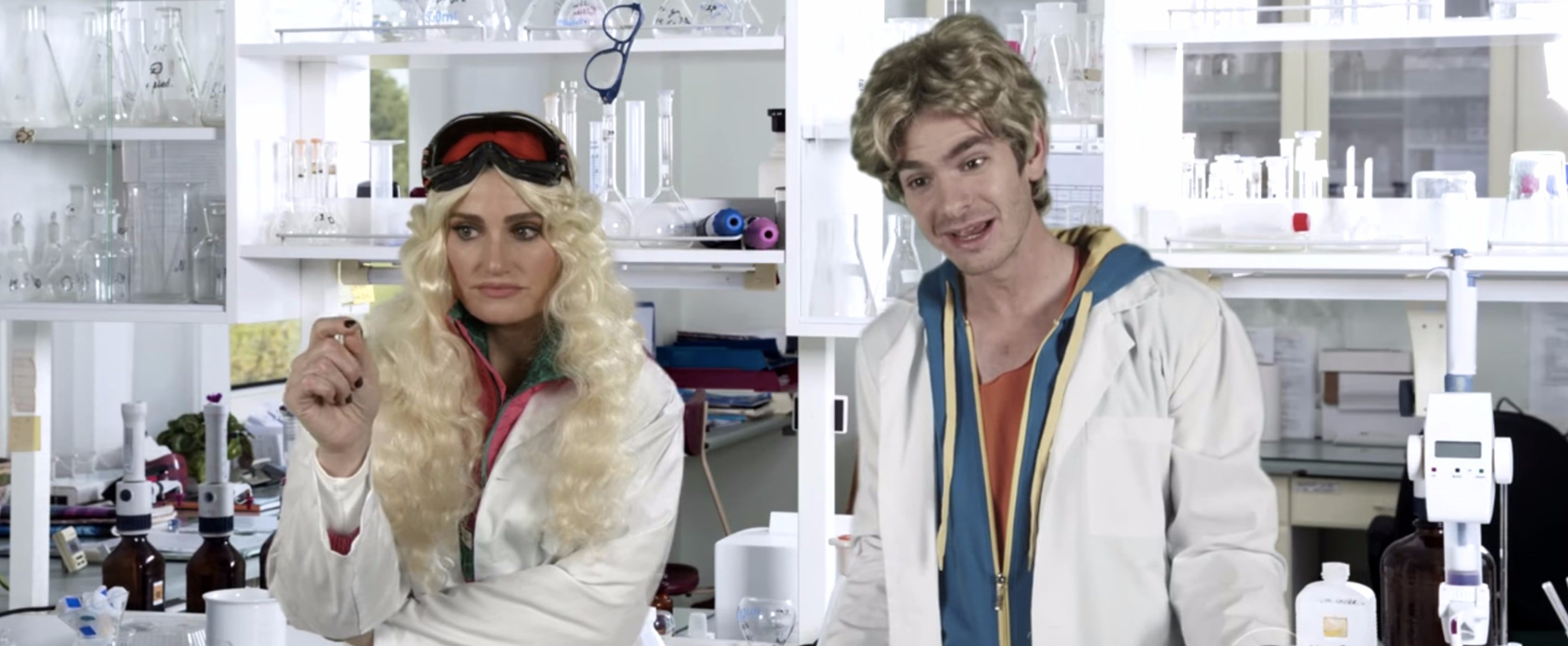 Andrew Garfield and Idina Menzel in Stephen Colbert's Movie | PS ...