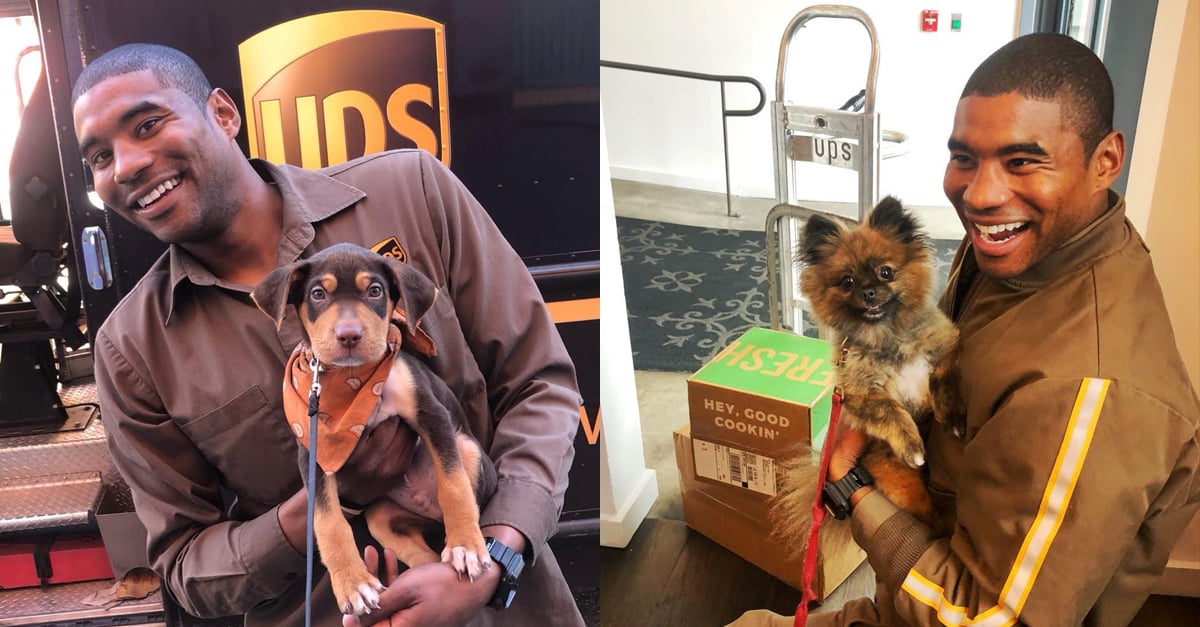 UPS Driver Takes Pictures With Dogs | PS Family