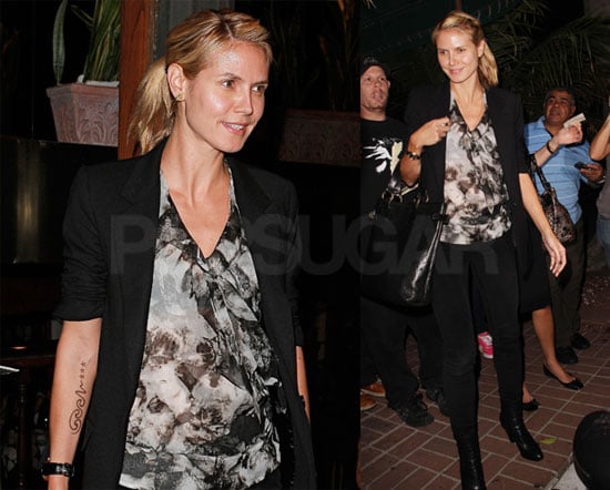 Heidi Out to Dinner in LA