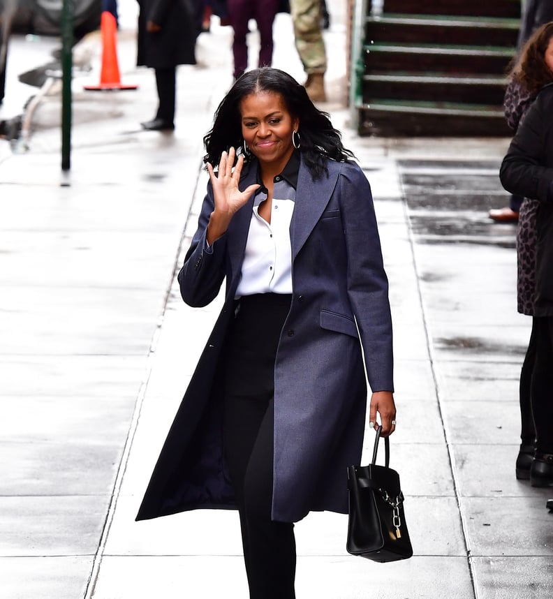 Michelle Obama's Alexander Wang Bag in New York March 2017 | PS Fashion