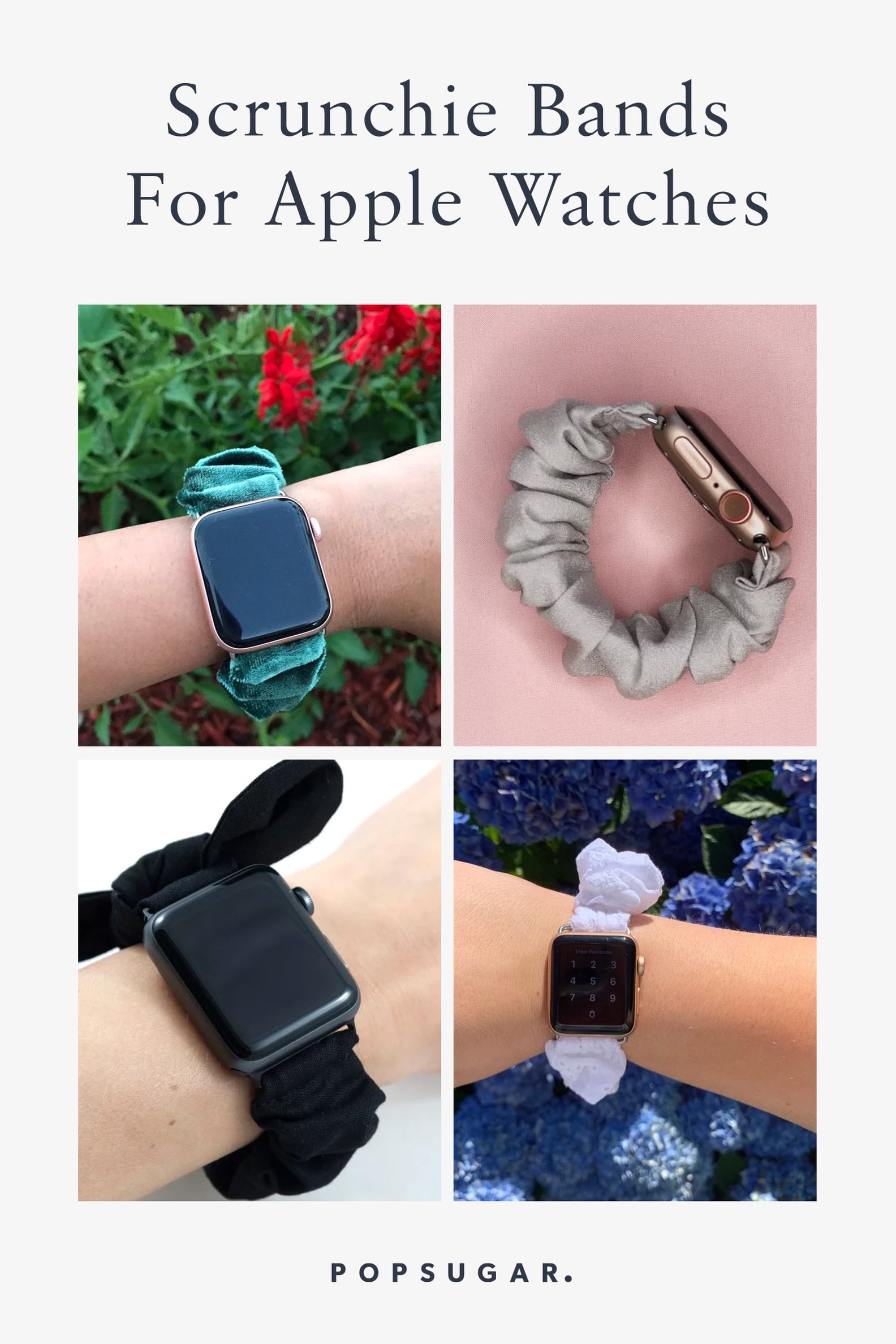 20 Cute Scrunchie Bands That Will Dress Up Your Apple Watch | PS Tech