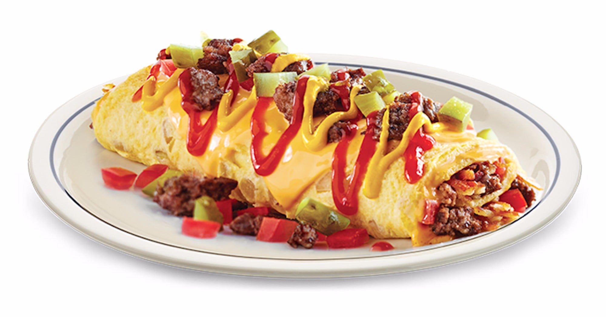 Cheeseburger Omelet at IHOP | POPSUGAR Food