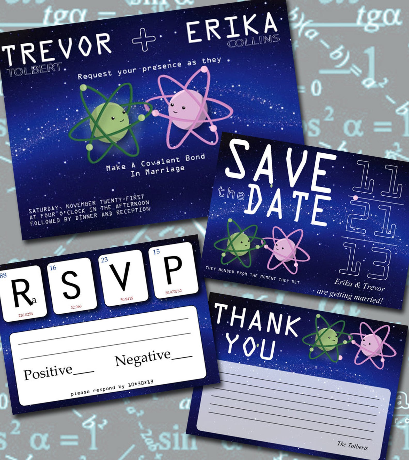Geeky Wedding Invitations | PS Tech