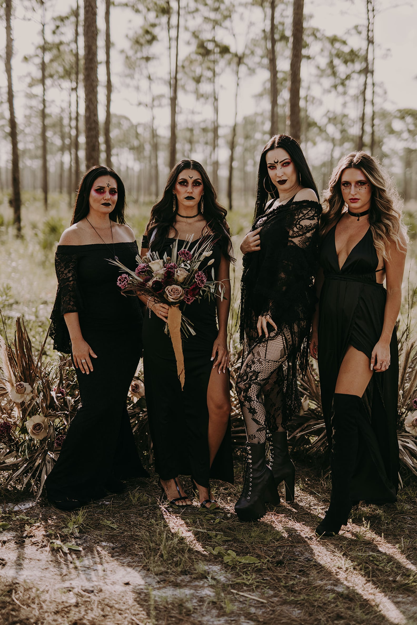 Witch-Inspired Halloween Wedding Shoot | PS Love