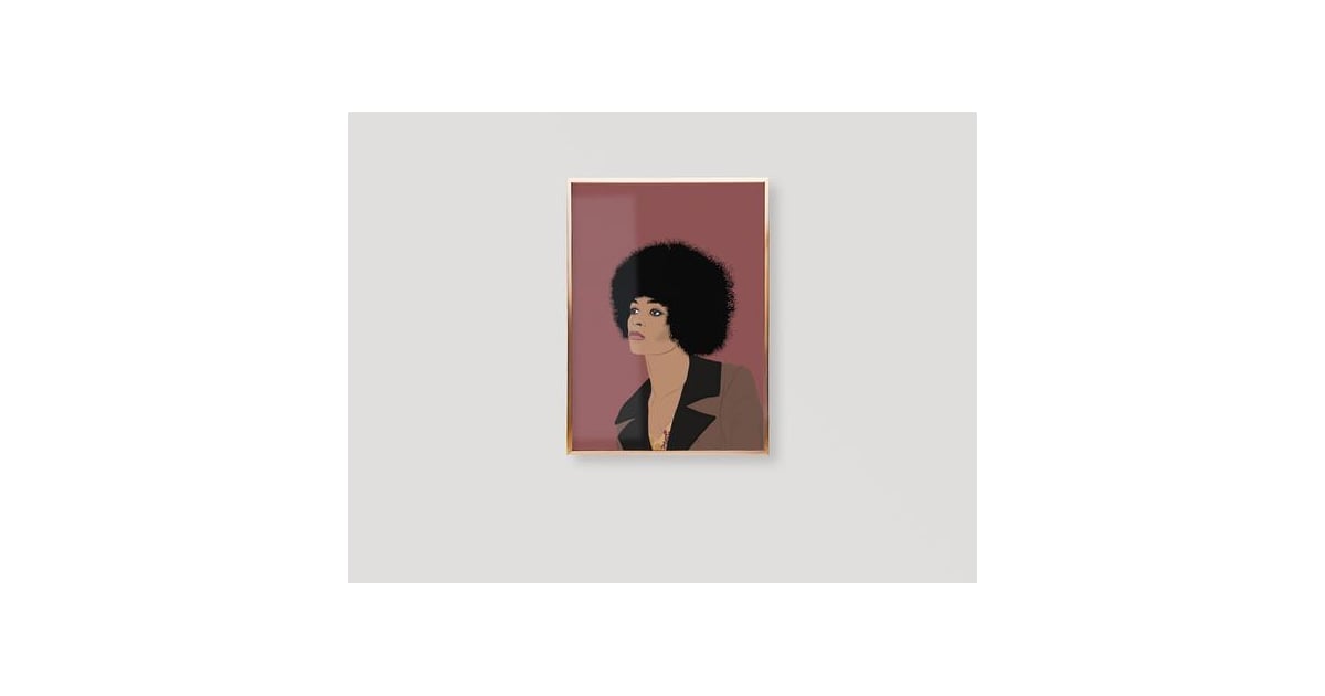 Angela Davis Poster | Famous Women in History Gifts | POPSUGAR Love UK ...