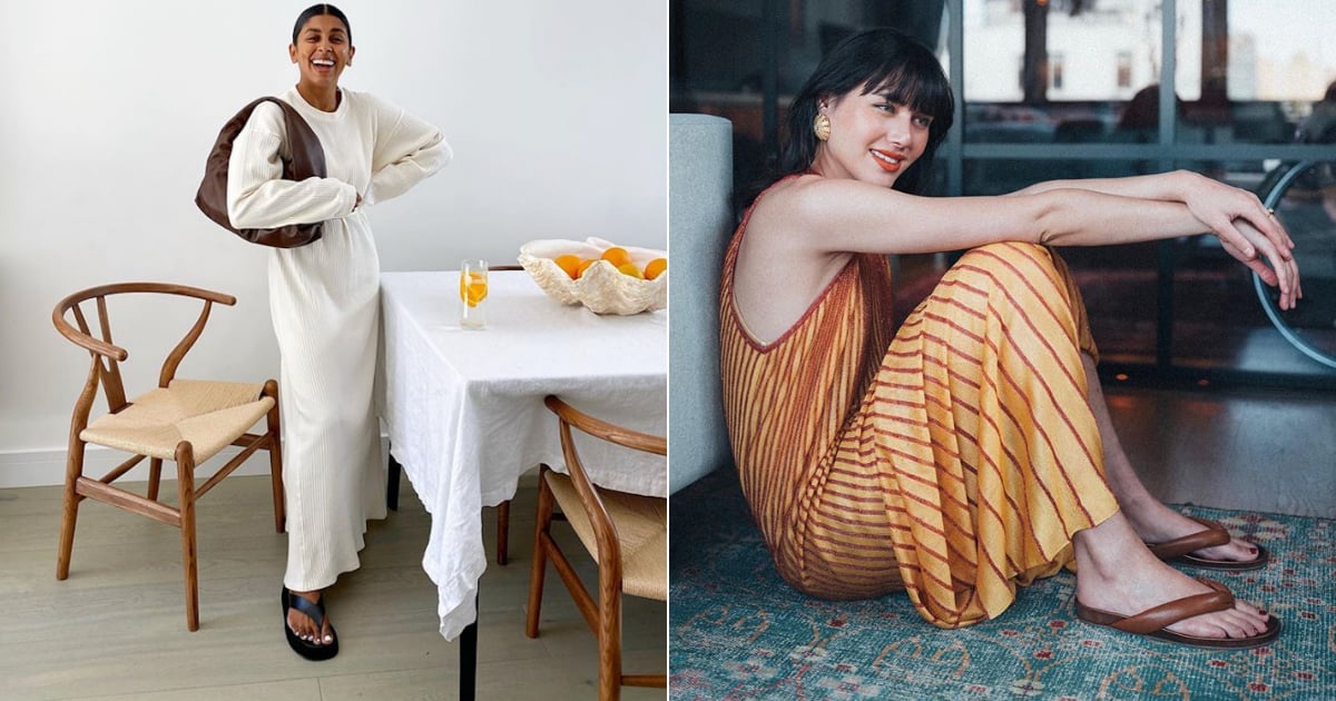 How to Wear Knit Dresses and Slide Sandals For Summer 2020 | PS Fashion