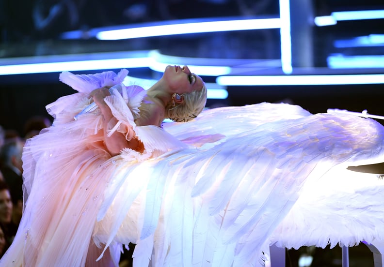 Lady Gaga's Pink Performance Dress at the Grammys 2018 | PS Fashion