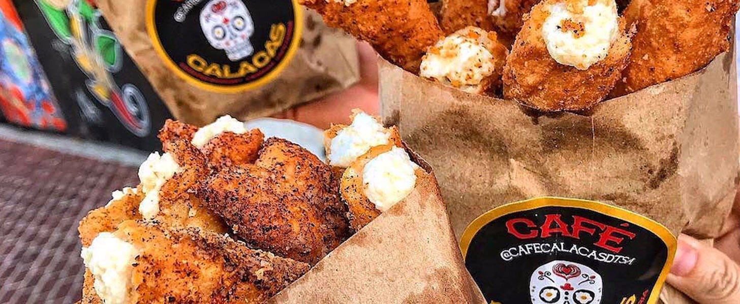 Cafe Calacas Cheese-Stuffed Churros | PS Latina