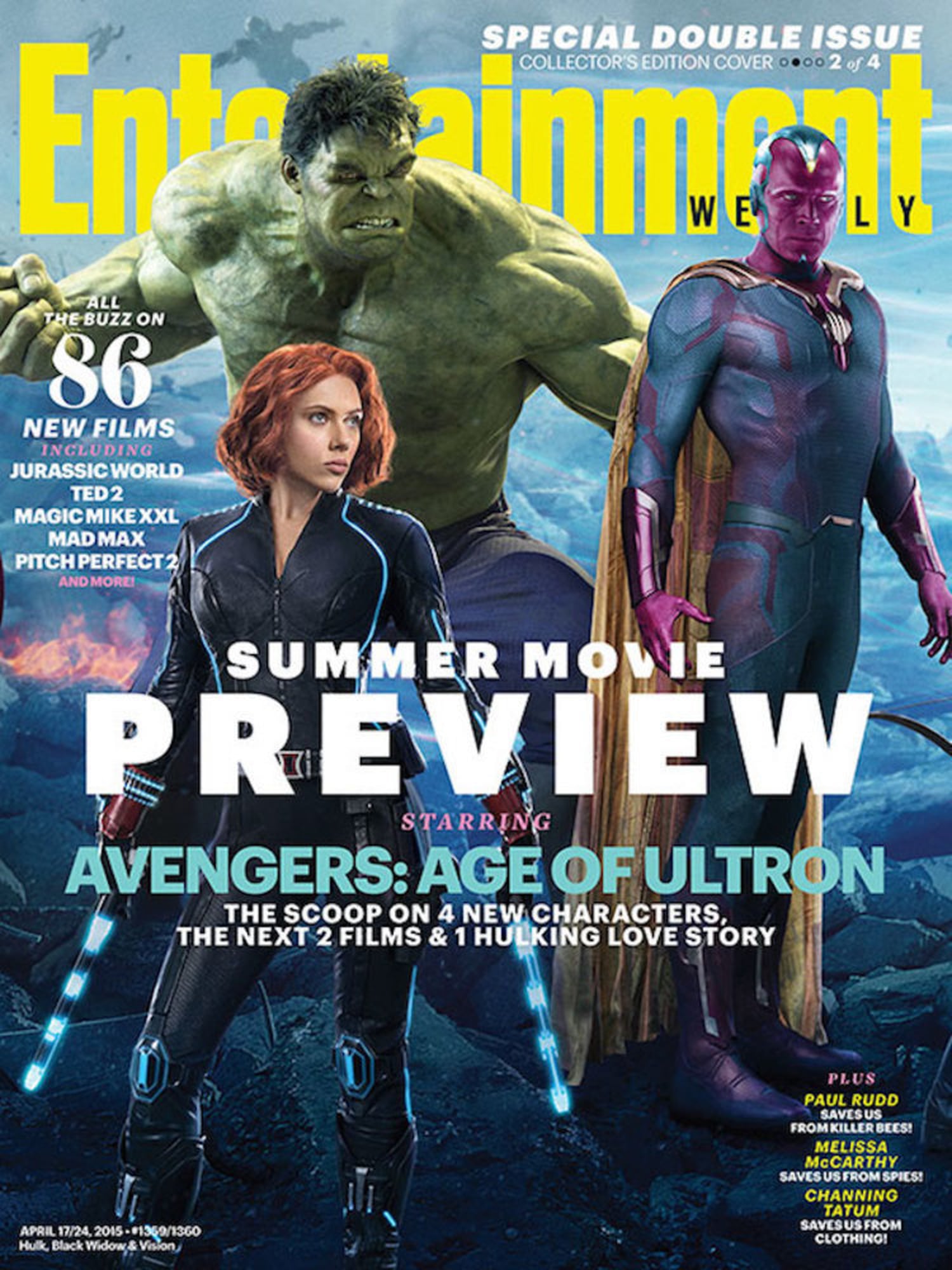 Avengers Character Vision on Entertainment Weekly Cover | POPSUGAR ...