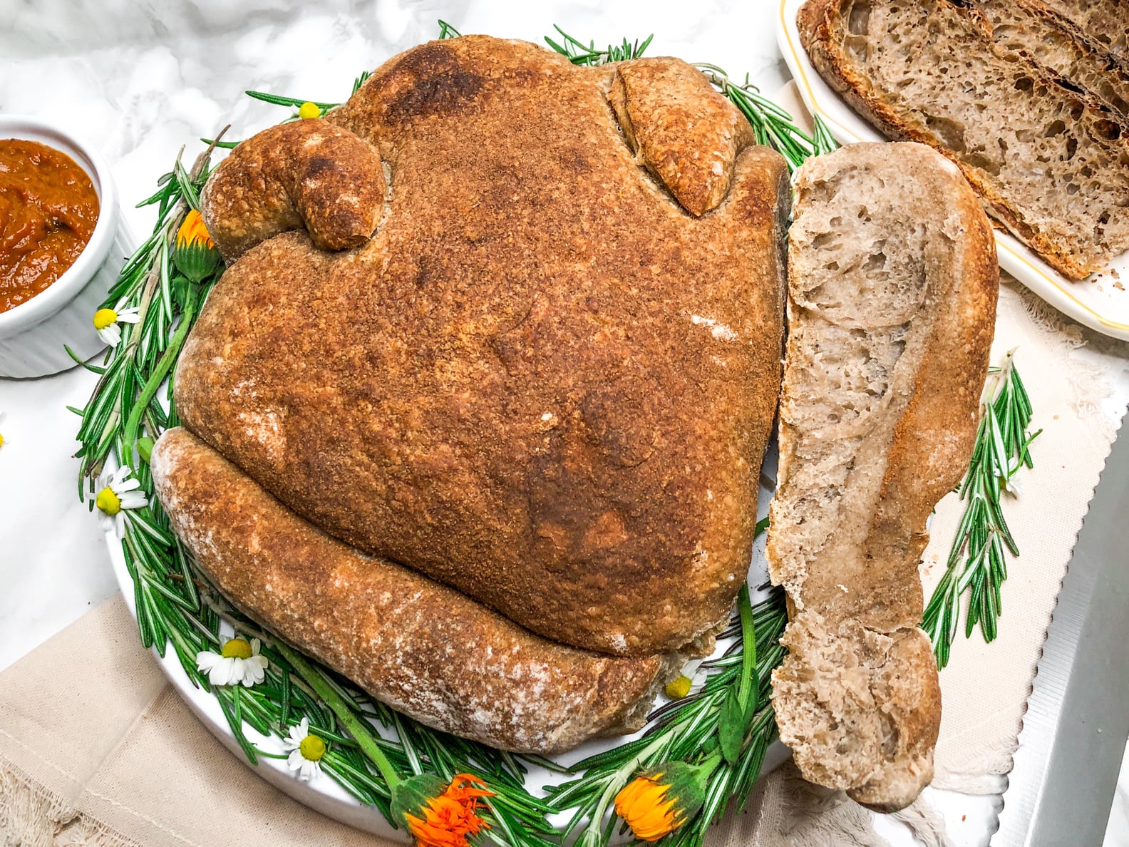 Thanksgiving Sourdough Turkey Loaf Recipe With Photos | PS Food