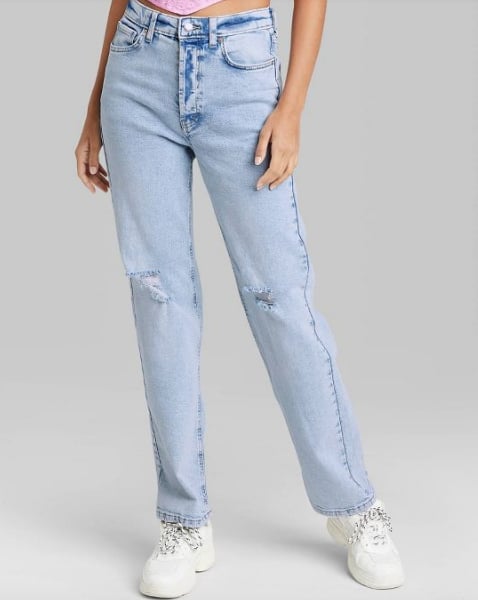 Wild Fable Women's Super-High Rise Distressed Straight Jeans | Best ... Wild Fable Women's Super-High Rise Distressed Straight Jeans | Best ...