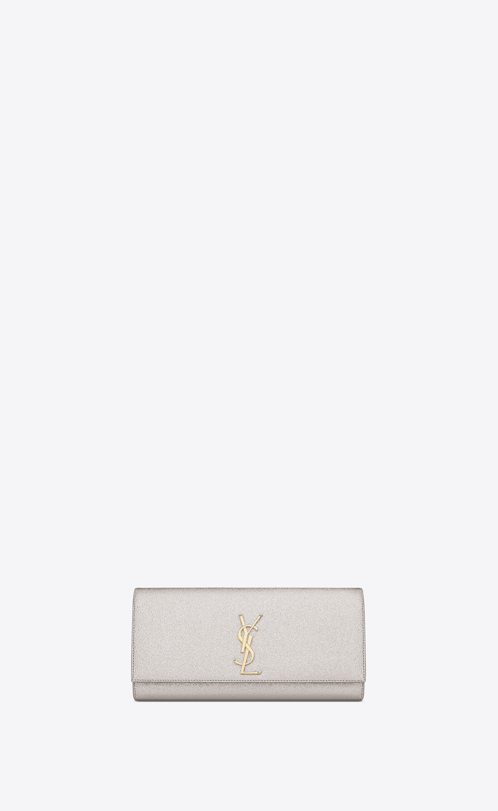 Princess Beatrice Monogrammed Silver Clutch | PS Fashion