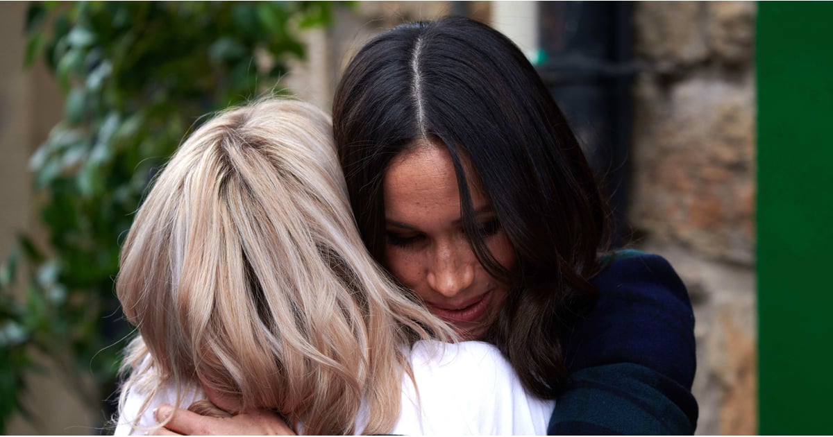 Meghan Markle Hugging Charity Worker in Edinburgh Feb. 2018 | POPSUGAR ...
