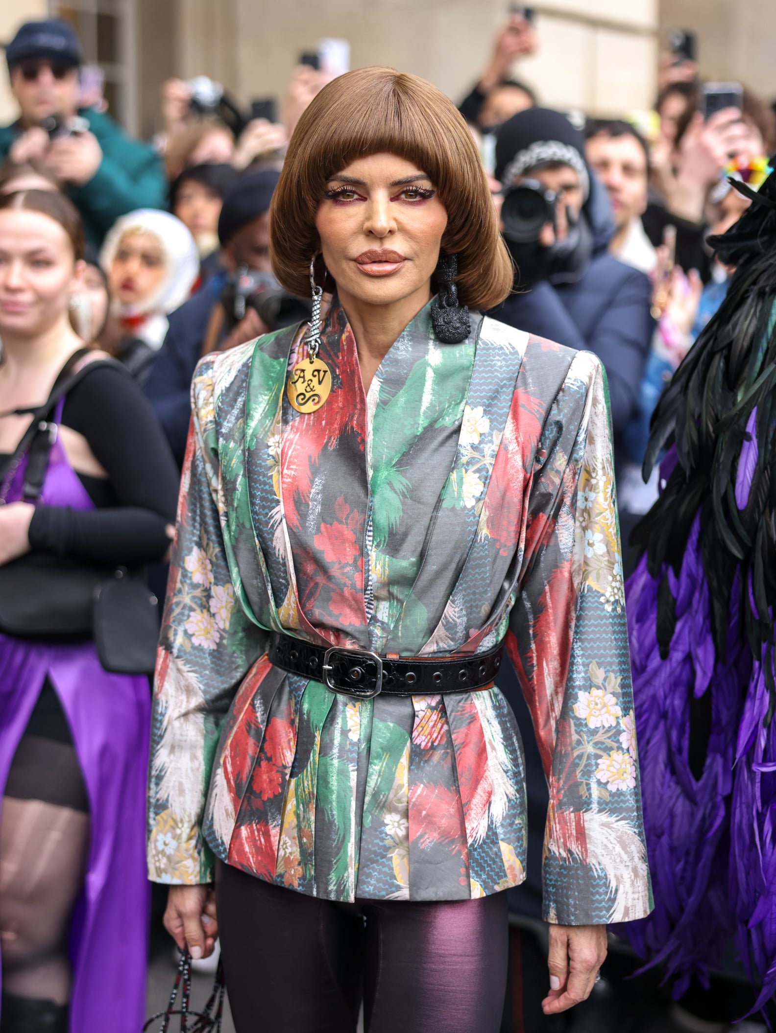 Lisa Rinna's Bowl Cut at Paris Fashion Week | PS Beauty