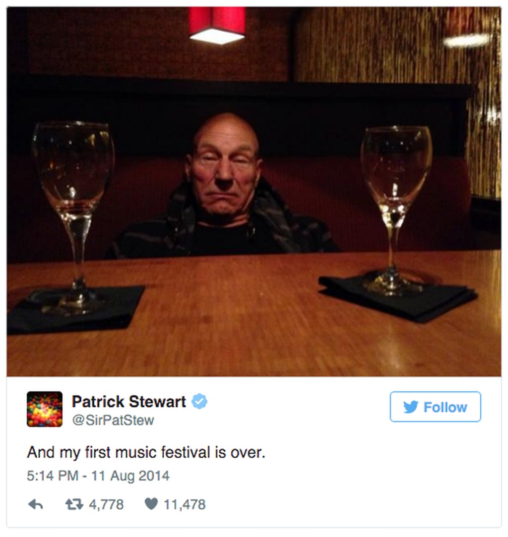 Funny Patrick Stewart Tweets | PS Celebrity