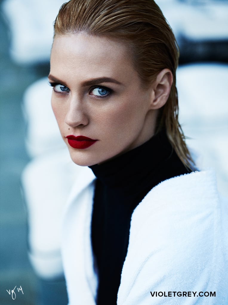 January Jones For Violet Grey | POPSUGAR Beauty