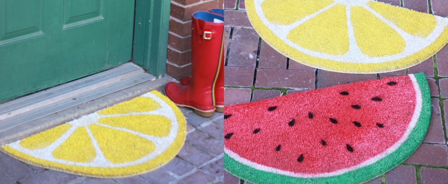 DIY Fruit Welcome Mat | PS Home