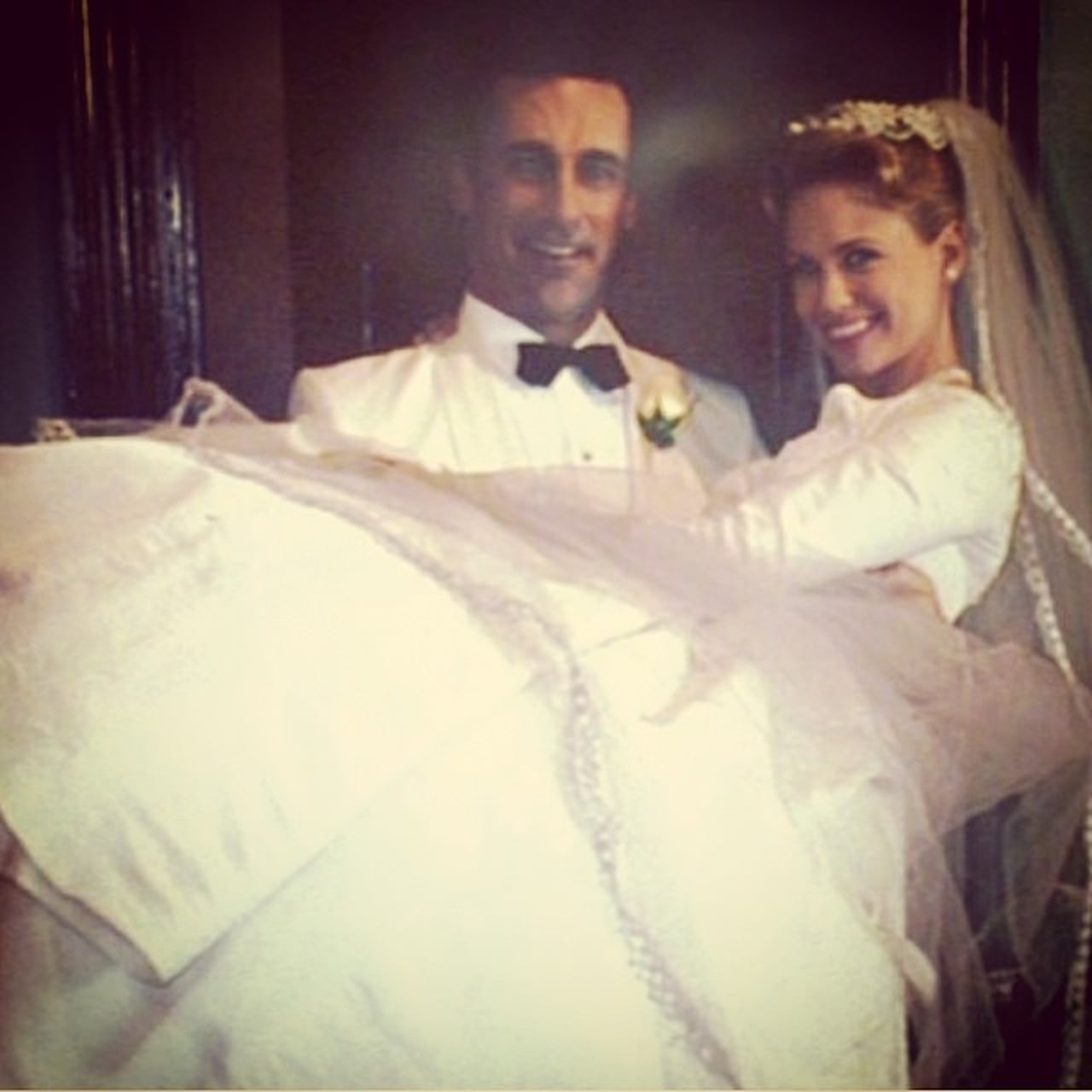 Wedding Picture of Betty and Don Draper From Mad Men | PS Entertainment