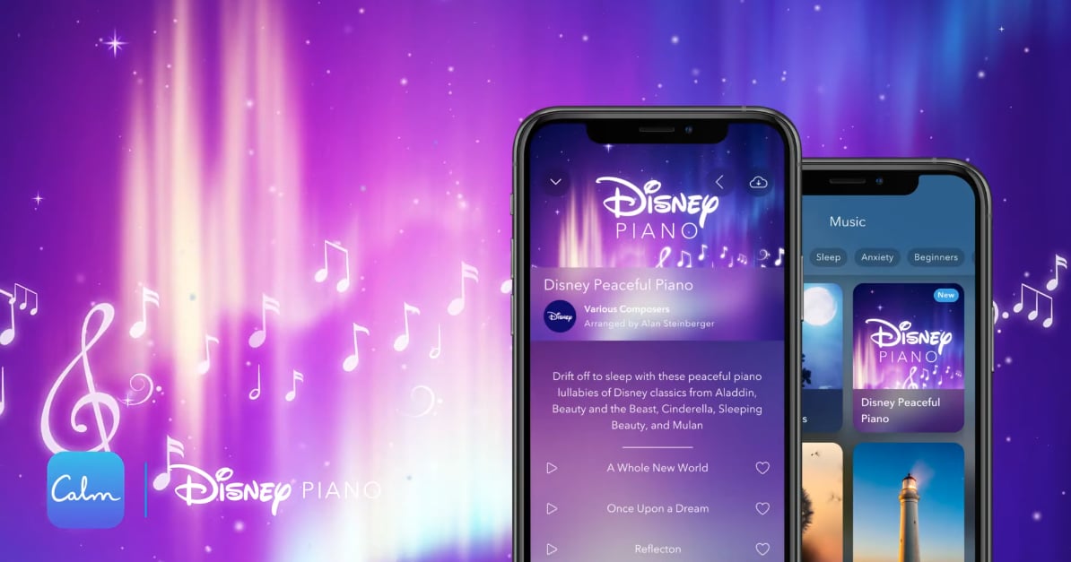 Calm Just Added Soothing Disney Music to the App's Library | PS Fitness