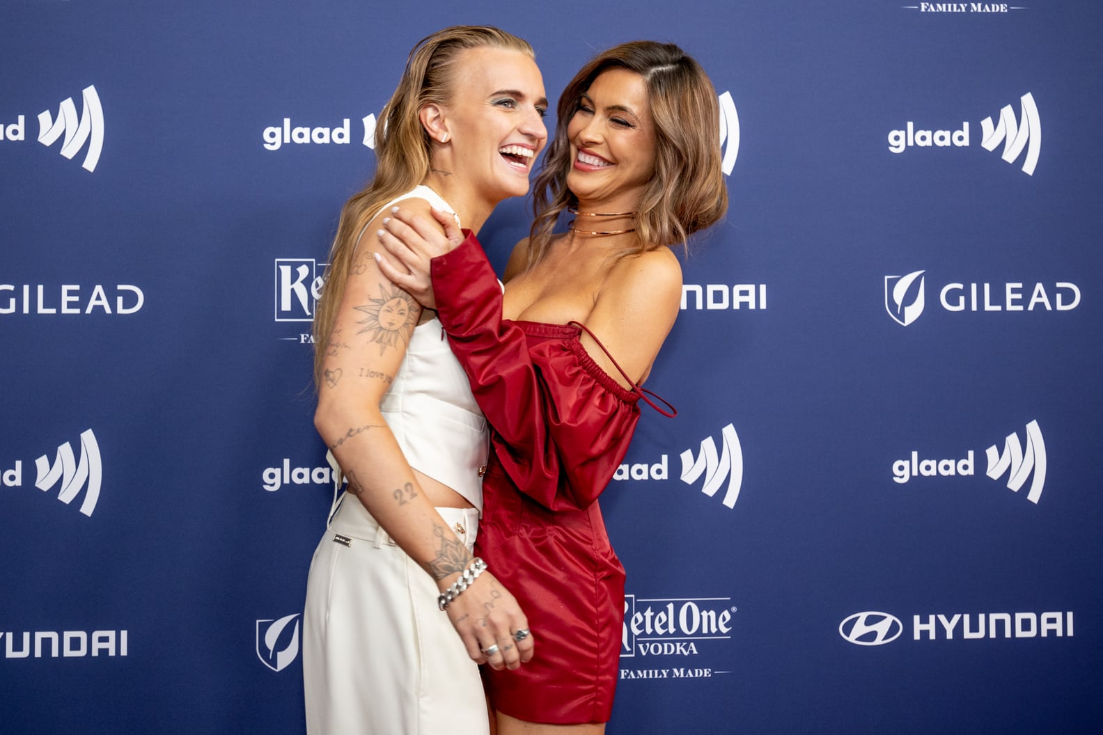 Chrishell Stause and G Flip at the GLAAD Awards | POPSUGAR Celebrity