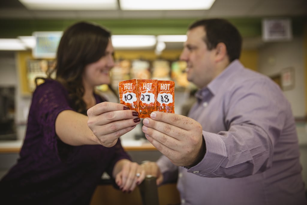 Taco Bell Engagement Shoot Popsugar Love And Sex