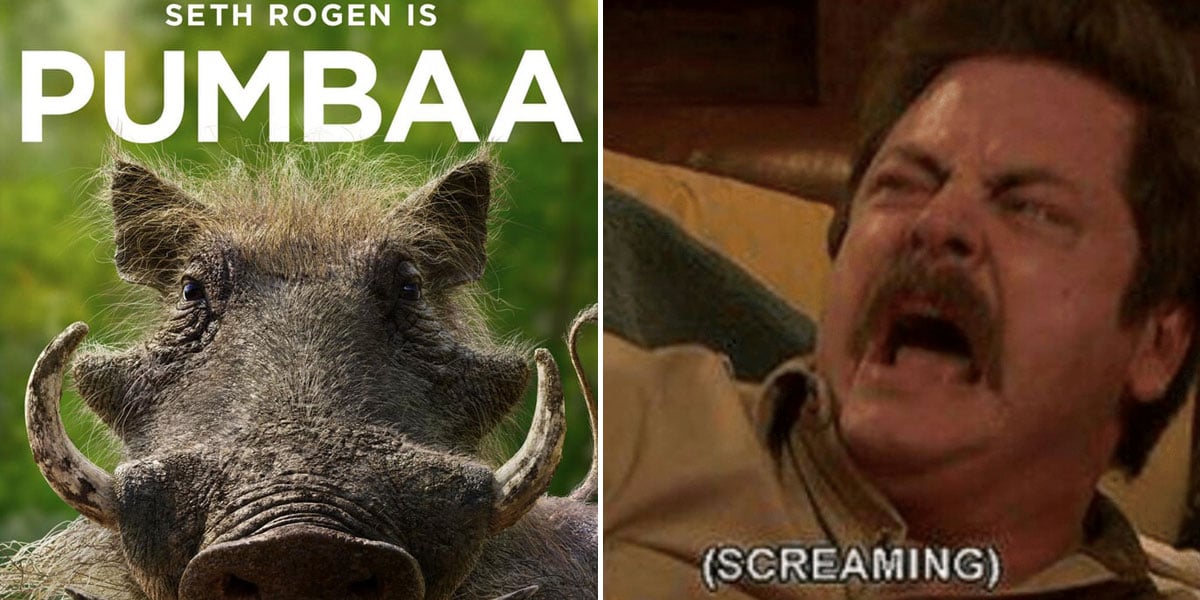 Funny Memes and Tweets About Pumbaa's Lion King Poster | PS Entertainment