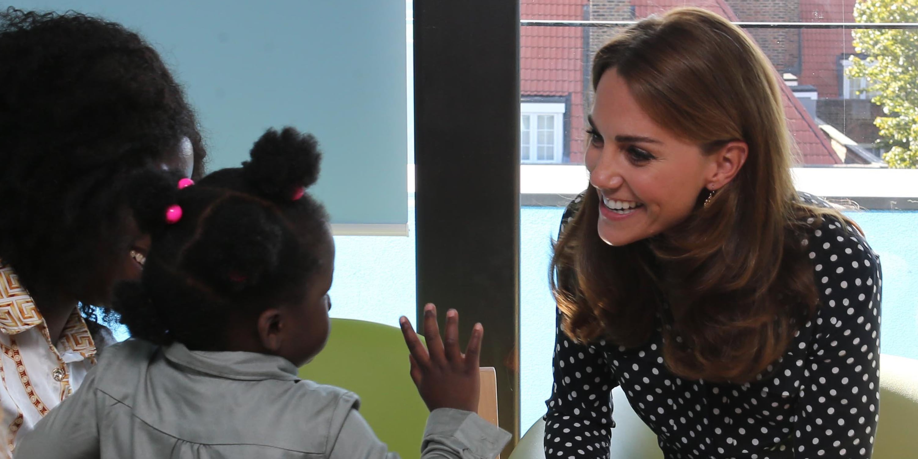 Kate Middleton Laughing With Little Girl at Sunshine House | PS Celebrity