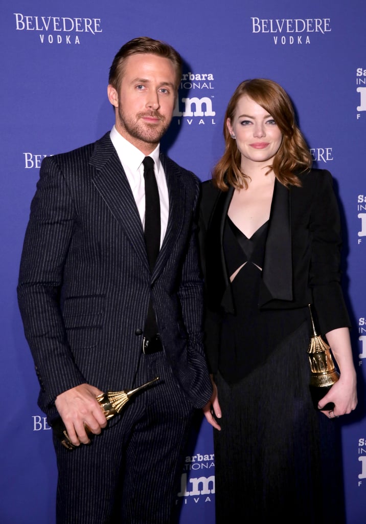 Ryan Gosling and Emma Stone at Santa Barbara Film Festival | POPSUGAR ...