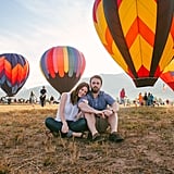 Hot Air Balloon Engagement Pictures | POPSUGAR Love & Sex