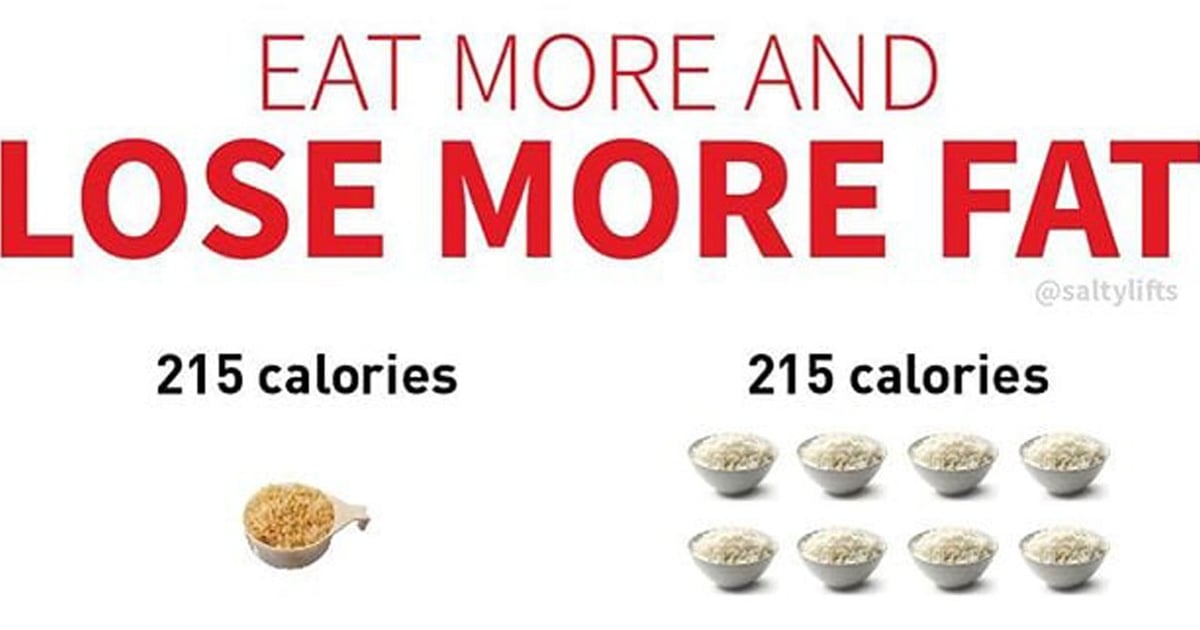 How to Eat More and Lose Fat Trainer Tip | POPSUGAR Fitness UK