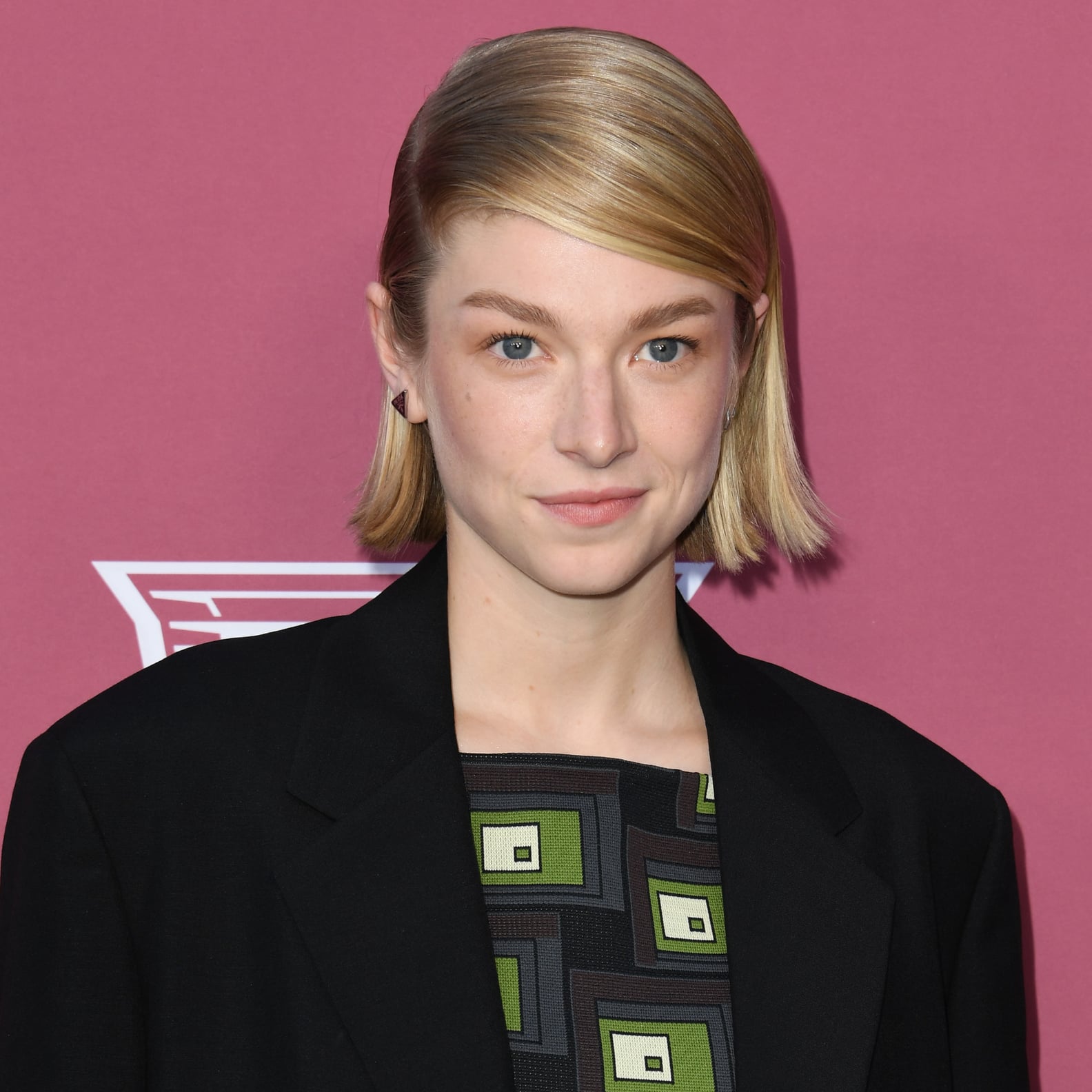 Hunter Schafer's Blue Miu Miu Skirt Set | PS Fashion