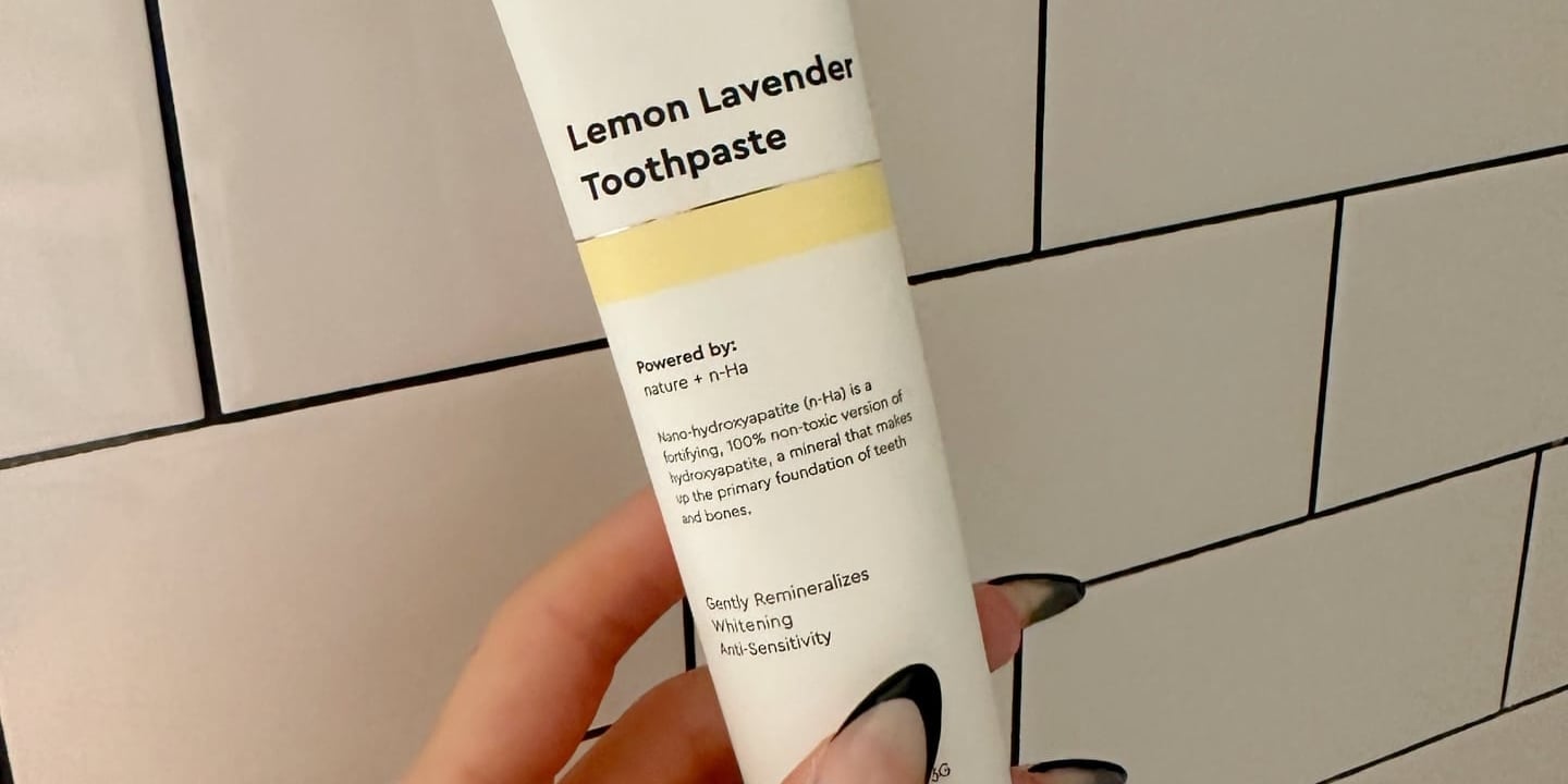 Boka Lemon Lavender Natural Toothpaste Review | PS Beauty