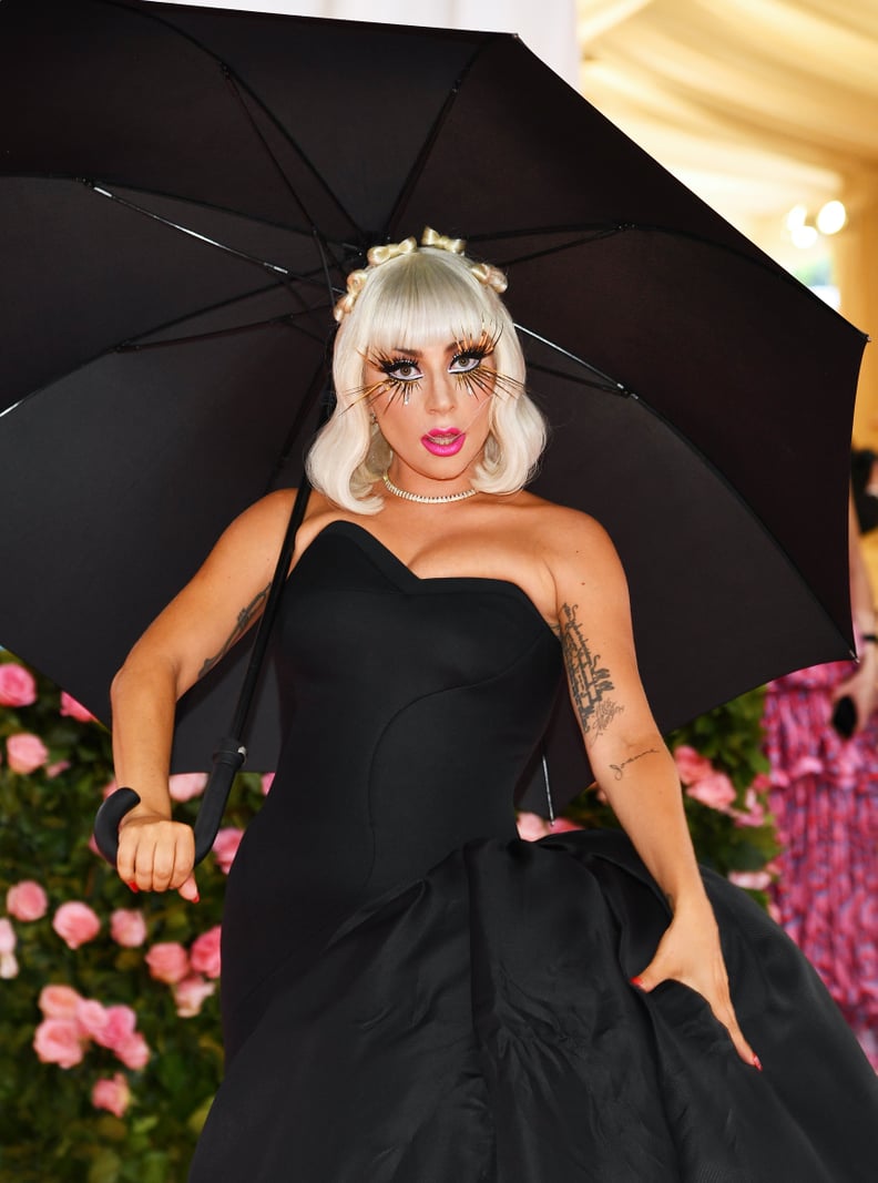 Lady Gaga Eyelashes at the Met Gala 2019 | PS Beauty