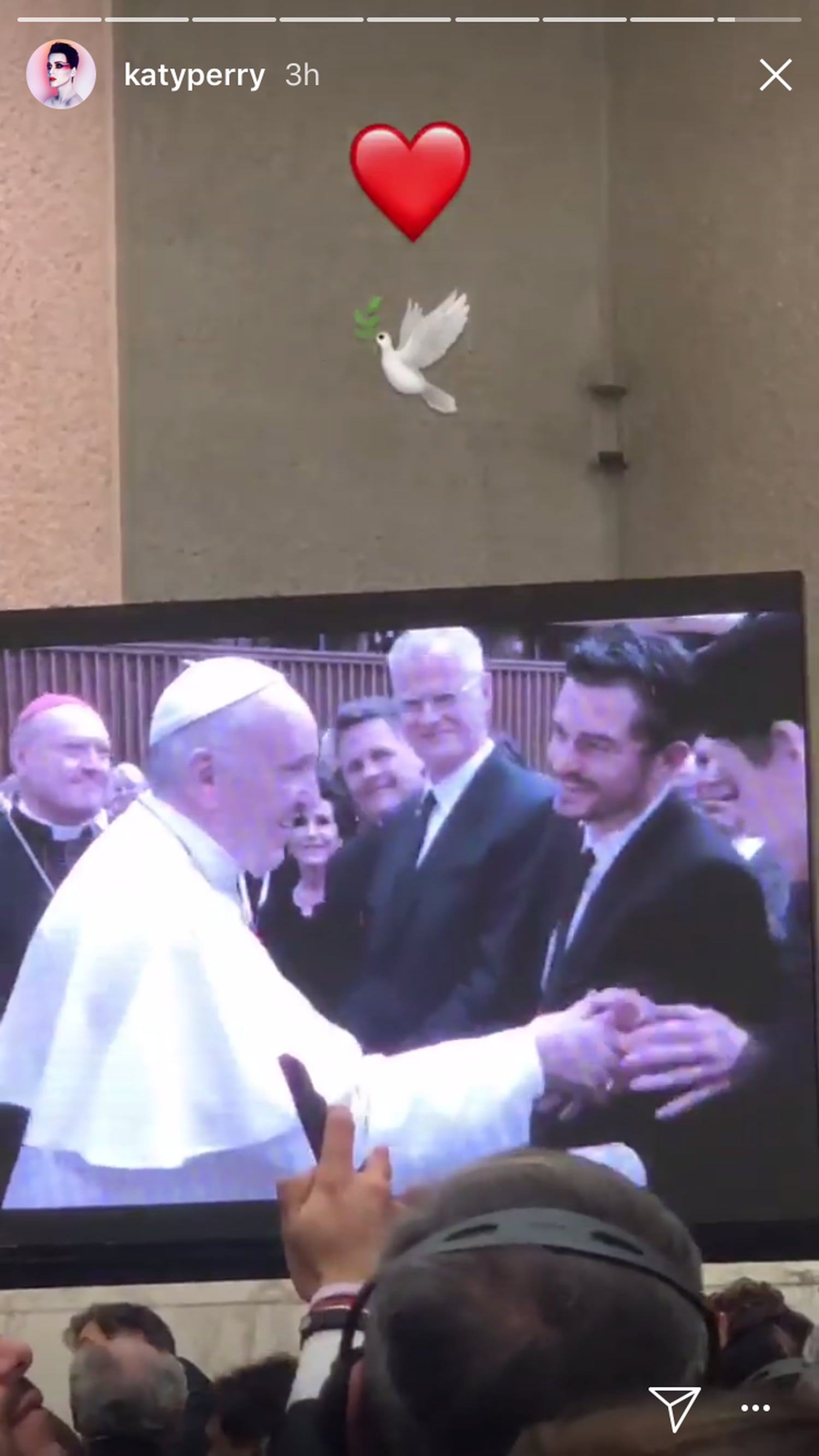 Katy Perry and Orlando Bloom Meeting Pope Francis April 2018 | POPSUGAR ...