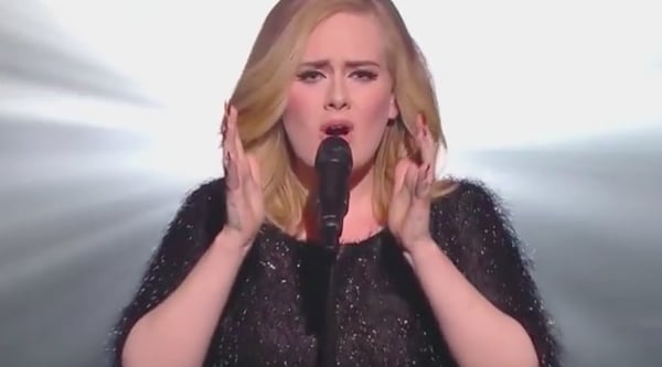 Adele Singing Hello at NRJ Music Awards | POPSUGAR Entertainment