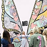 Taylor Swift Butterfly Wall Mural in Nashville 2019 Pictures | POPSUGAR ...