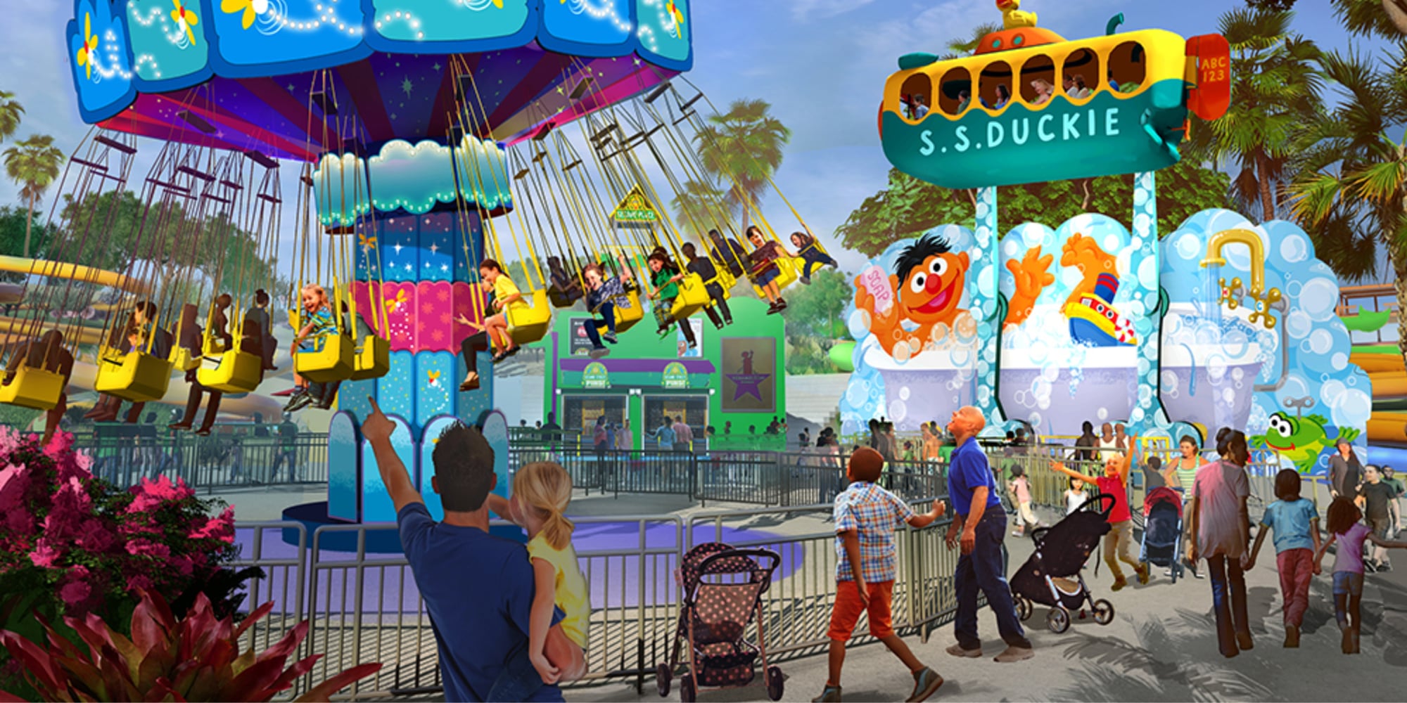 Sesame Place Theme Park Opening in San Diego, California | PS Family